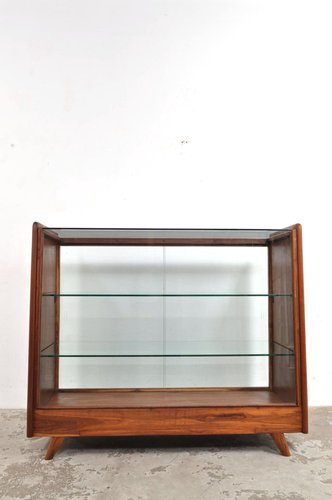 Vintage Shop Display Cabinet in Teak, 1960s for sale at Pamono