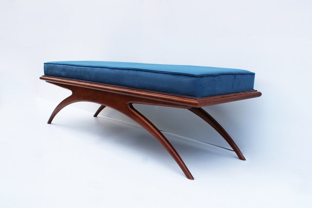 Vintage Art Deco Style Bench for sale at Pamono