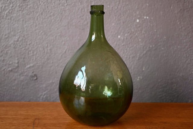 Small Antique Blown Glass Carboy from Befos, 1900 for sale at Pamono