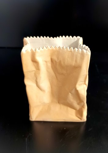 Ceramic Paper Bag Vase by Tapio Wirkkala for Rosenthal, 1990s for sale ...