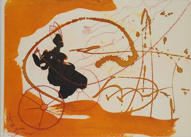 Salvador Dali, The Chariot of Fire, Lithograph for sale at Pamono