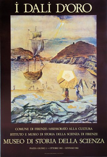 I Dali d’Oro Poster after Salvador Dali for sale at Pamono