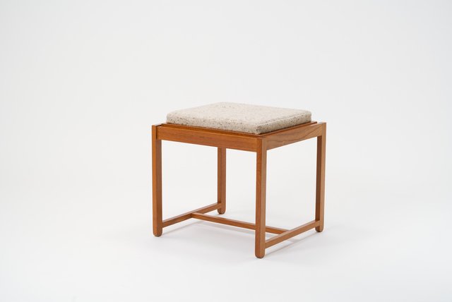 Danish Folding Table or Stool OD57 in Teak & Wool by Erik Buck, Buch ...