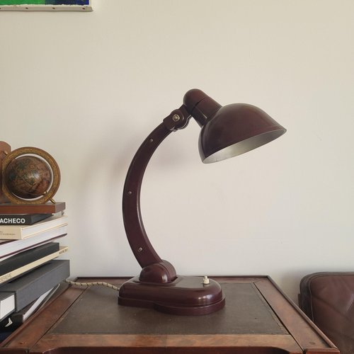 Sigma Table Lamp in Bakelite attributed to Christian Dell for Römmler ...
