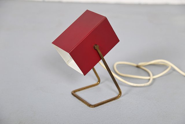 Wine Red Model 45097 Cube Table Light from Kaiser Leuchten for sale at ...