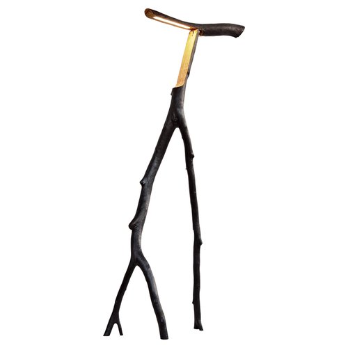 Charred Snappy Tree Friend Floor Light by Marco Iannicelli for sale at ...