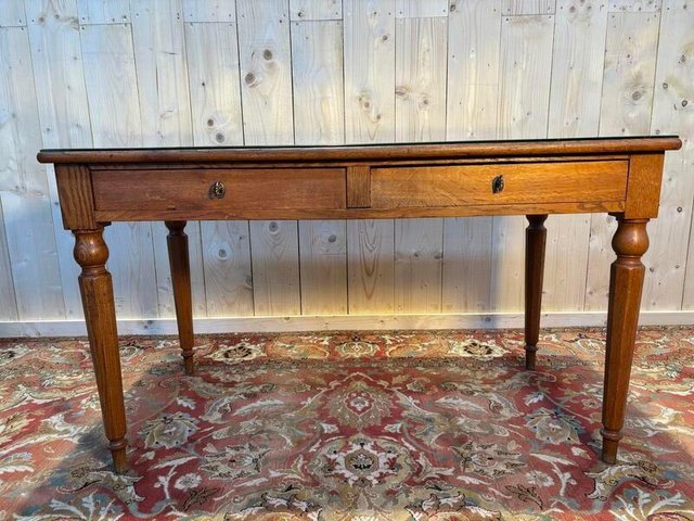 Louis Philippe Style Oak Desk for sale at Pamono