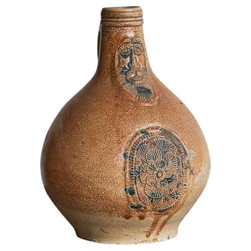 Antique German Jug in Salt Glazed Stoneware for sale at Pamono