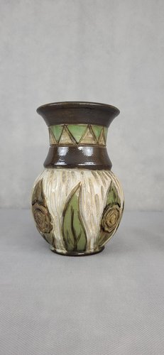 Vase Art Déco en Grès par Eugène Losson, 1930s en vente sur Pamono