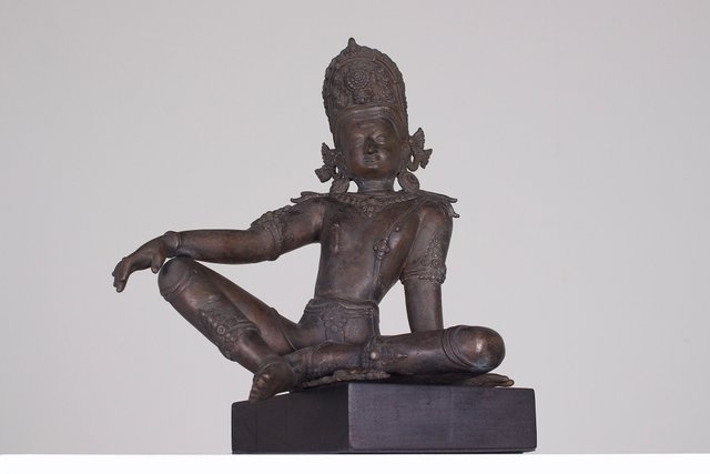 Nepalese Artist, Indra King of Gods, Copper Alloy, 1800s for sale at Pamono