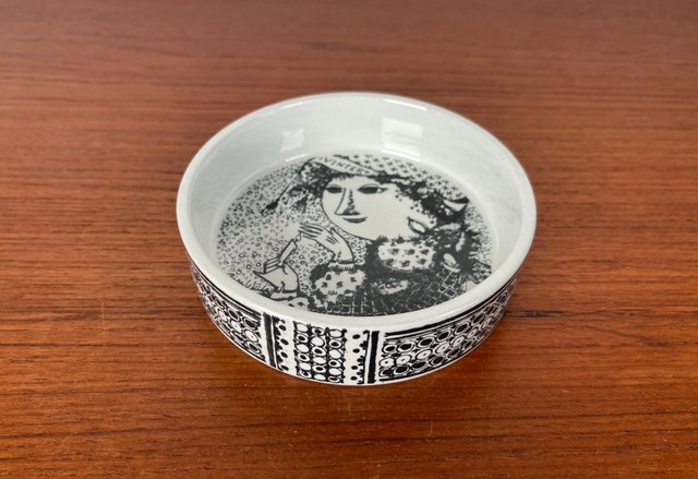 Mid-Century Modern Danish Flora Bowl by Bjørn Wiinblad for Nymölle ...