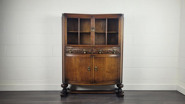 Glazed Display Cabinet Unit by Lucian Ercolani for Ercol, 1940s for ...