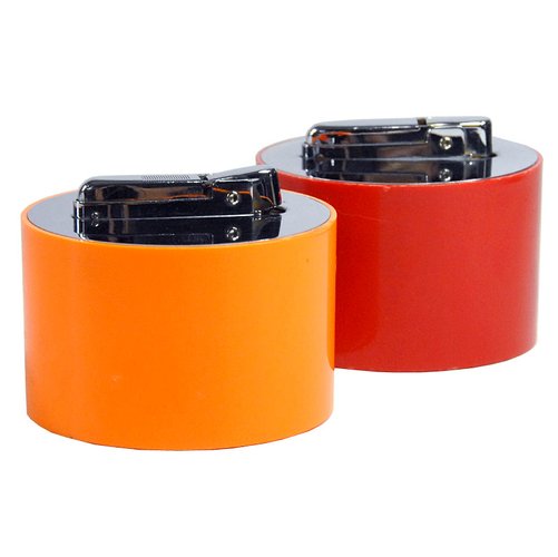 Space Age Table Lighters in Orange and Red, 1970s, Set of 2 for sale at ...