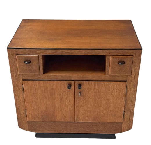 Piet Kramer Art Deco Amsterdam School Cabinet with Drawers, 1930s by ...