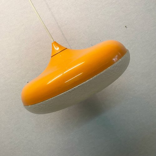Orange Siform UFO Pendant from Siemens, 1960s for sale at Pamono
