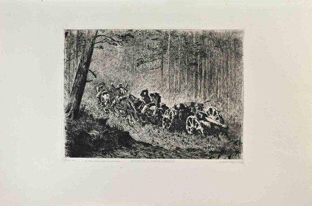 Edwin Forbes Forbes, Épisode de la Guerre d'Amérique, Etching, 1870s ...