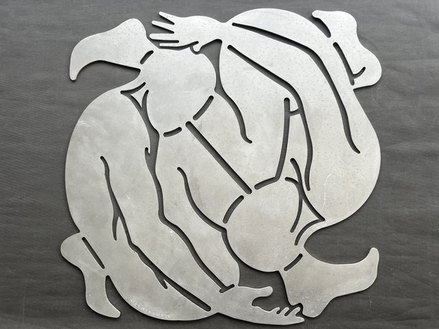 Stephen Littlefield, Orlando Sculpture Plaque, 1980s, Aluminum for sale ...