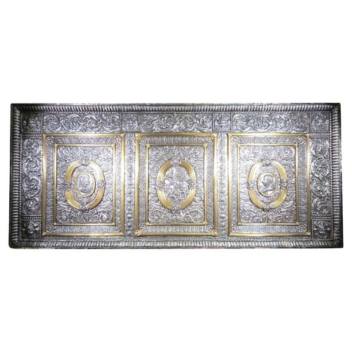 17th-Century Italian Silver and Gilt Silver Altar Panel for sale at Pamono