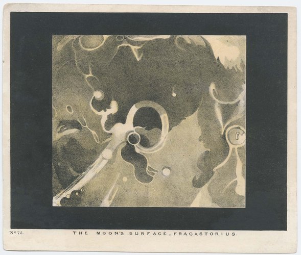 Chart of the Moon's Surface, 1845 for sale at Pamono