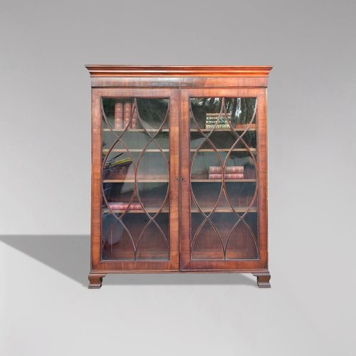 English Library Display Case in Mahogany, 1890s for sale at Pamono