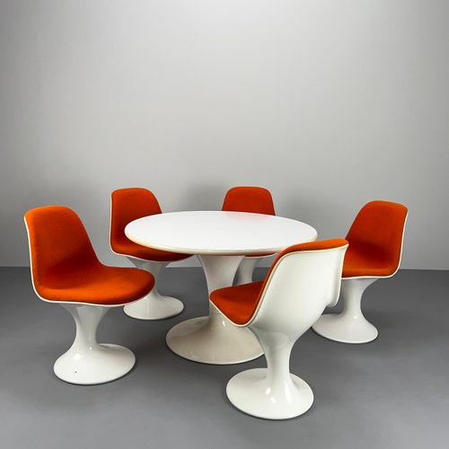Space Age Dining Group with Table by Markus Farner & Walter Grunder for ...