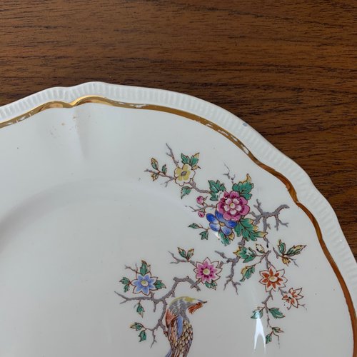 Chantilly Model Dessert Plates from Longchamp, 1950s, Set of 10 for ...