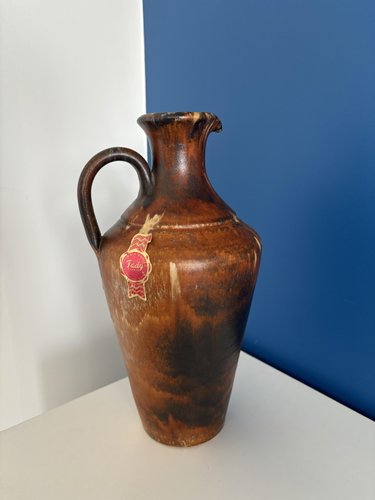 Large Vintage Rustic Pitcher in Artisanal Ceramic, France for sale at ...