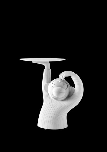 White Monkey Side Table by Jaime Hayon for BD Barcelona for sale at Pamono