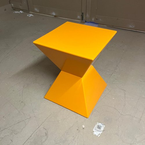 Vintage Orange Prism Table for sale at Pamono