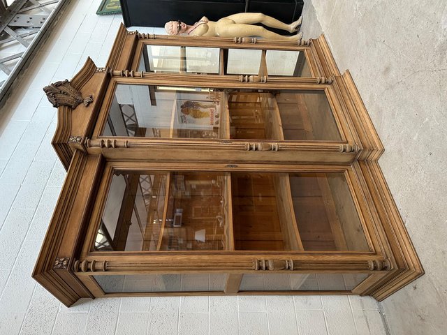 Large Presentation Window in Oak, 1890s for sale at Pamono