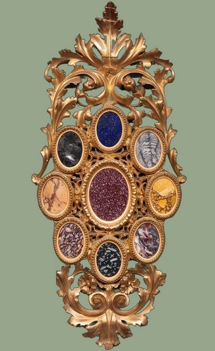 Sample Set with Marble and Semi-Precious Stones, Late 19th Century for ...