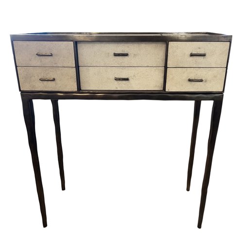 Melting Cosima Console Table in Shagreen and Brass by R&Y Augousti ...