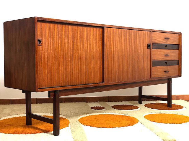 Sideboard Cabinet in Barovero Teak by Selex, Italy, 1960s for sale at ...