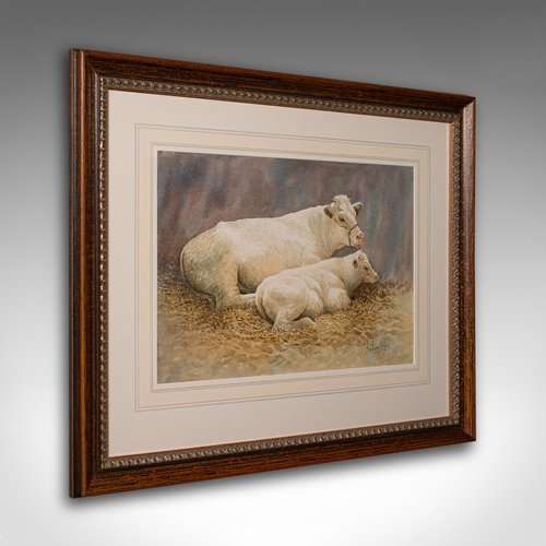 Anthony Forster, Livestock, 1990, Watercolour, Framed for sale at Pamono