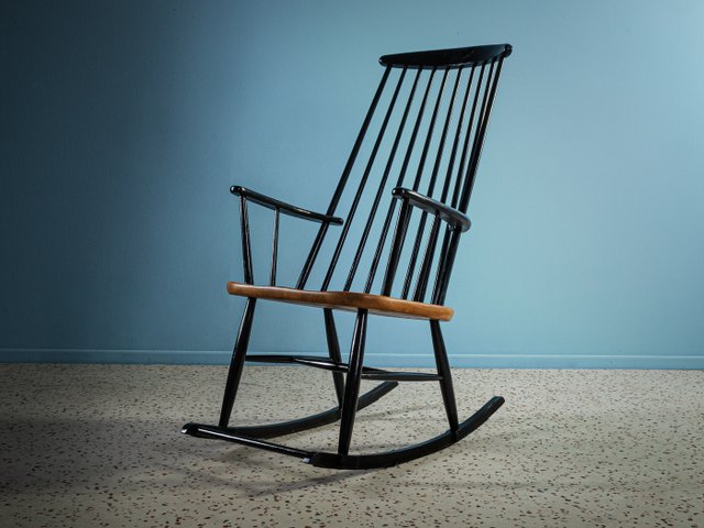 Ash Rocking Chair, 1950s for sale at Pamono