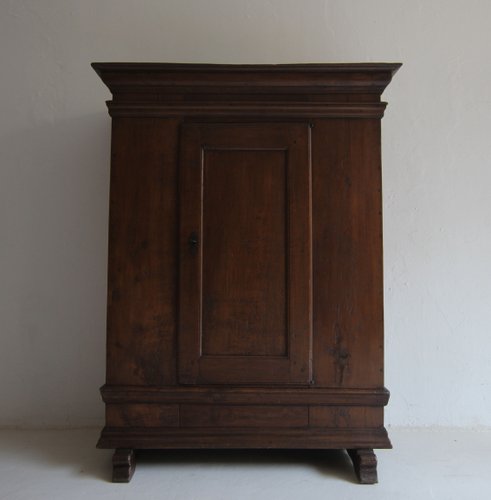 German Rustic Oak Cabinet, 1800 for sale at Pamono