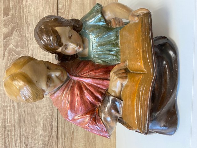 Large The Reading Lesson Figure from F. Citti France, 1900 for sale at ...