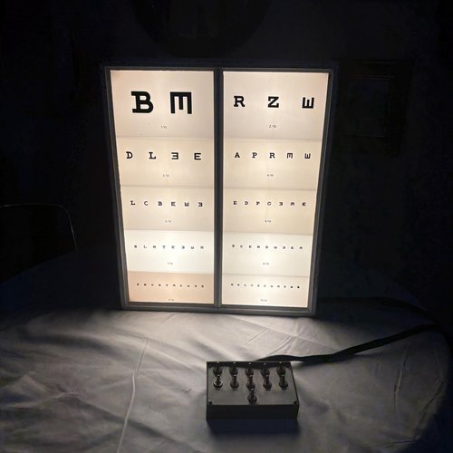 Vintage Optometric Table, 1970s for sale at Pamono