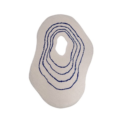 Tapis Big Waves en Laine par Alan Thomas en vente sur Pamono