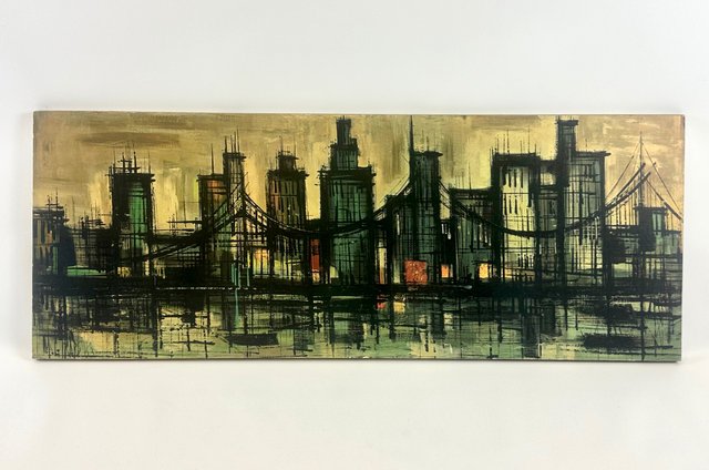 Marius Girard, Metropolitan Bridge, 1963, Lithograph for sale at Pamono