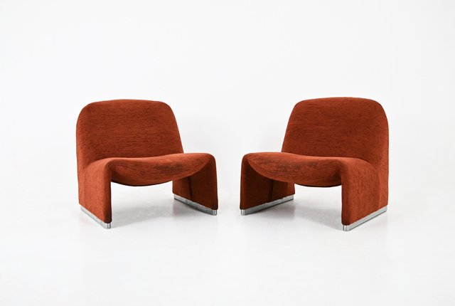 Set of Alky Chairs by Giancarlo Piretti for Anonyma Castelli, 1970s for ...