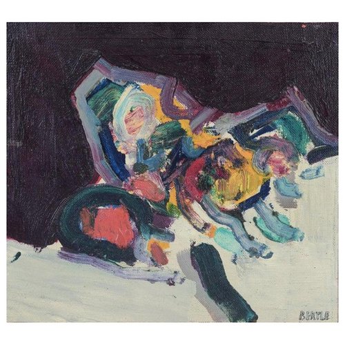 Lars Bertle, Abstract Composition, 1967, Oil on Canvas for sale at Pamono