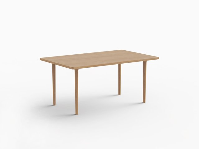 Minimalist Modern Cast Table in Oak Wood by Pedro Sotomayor for sale at ...