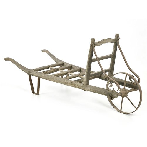 19th Century Wheelbarrow in Wood and Metal for sale at Pamono