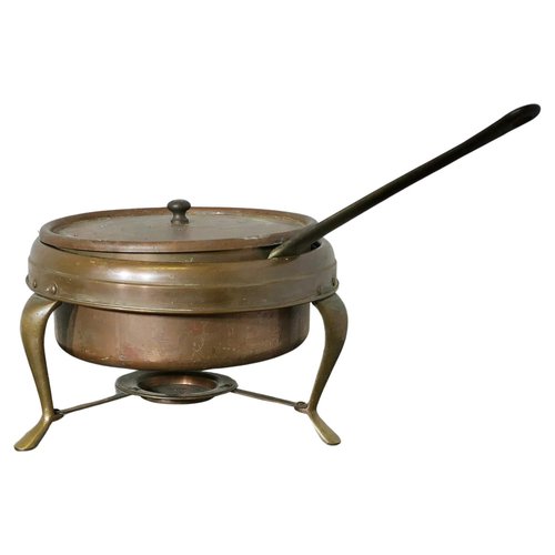 Vintage Nader Copper Bain Marie on Stand, 1920s for sale at Pamono