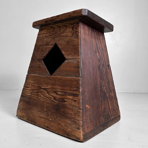 Taishō Fumidai Wooden Step Stool, Japan, 1920s for sale at Pamono