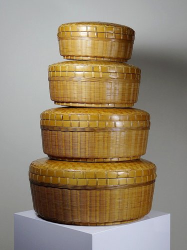 Vintage Asian Woven Bamboo Nesting Boxes, 1970s, Set of 4 for sale at ...