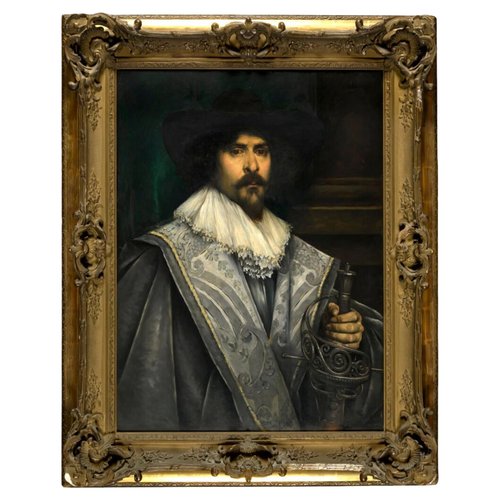 Spanish School Artist, Portrait of a Musketeer, 19th Century, Oil on ...