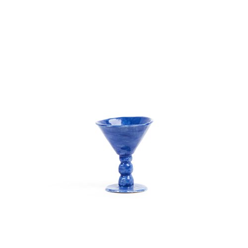 Blue Enchanted Martini Glass by Laura Rubio Bañon for sale at Pamono