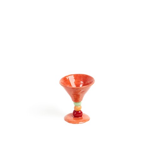 Peach Enchanted Martini Glass by Laura Rubio Bañon for sale at Pamono